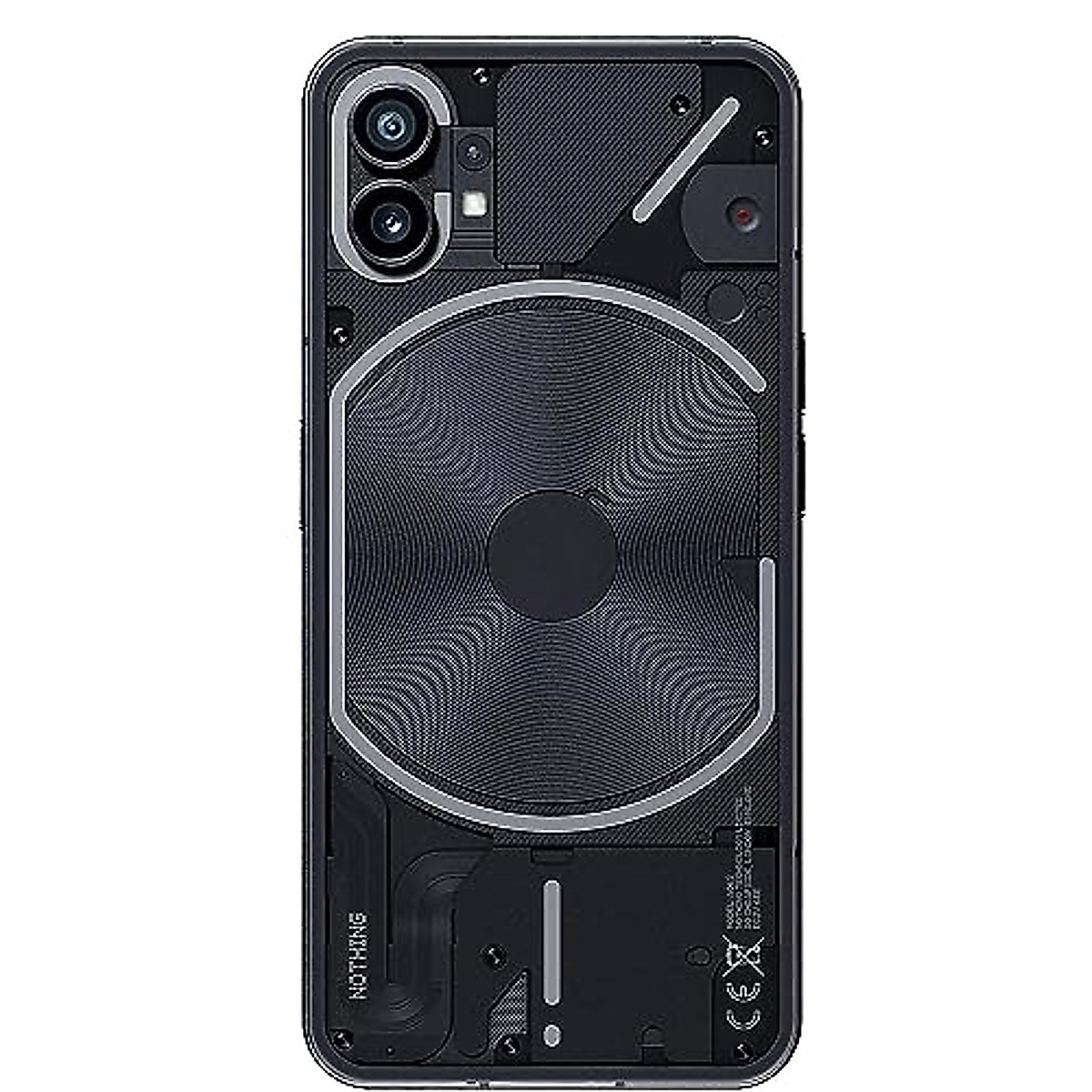 Nothing Phone1 5G Dual 256GB 12GB RAM Factory Unlocked (GSM Only | No CDMA - not Compatible with Verizon/Sprint) – Black