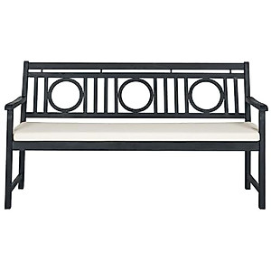 SAFAVIEH PAT6736A Outdoor Collection Montclair 3 Seat Bench