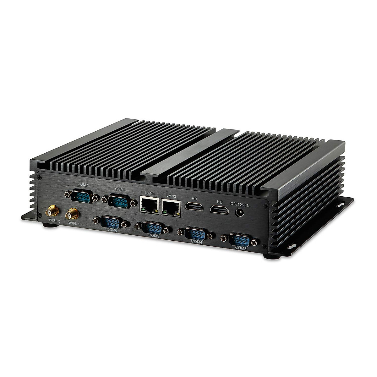IDEARACE i5 CPU Compact Mini Desktop PC, 8GB RAM 512GB SSD, 6xCOM RS232 4xUSB 3.0 2xNICs 2xHD Metal Case