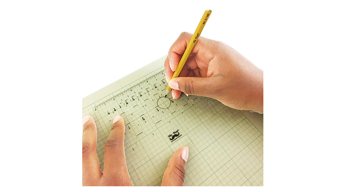 Mr. Pen French Curve & Template Ruler Set - Durable & Versatile 6 Pieces