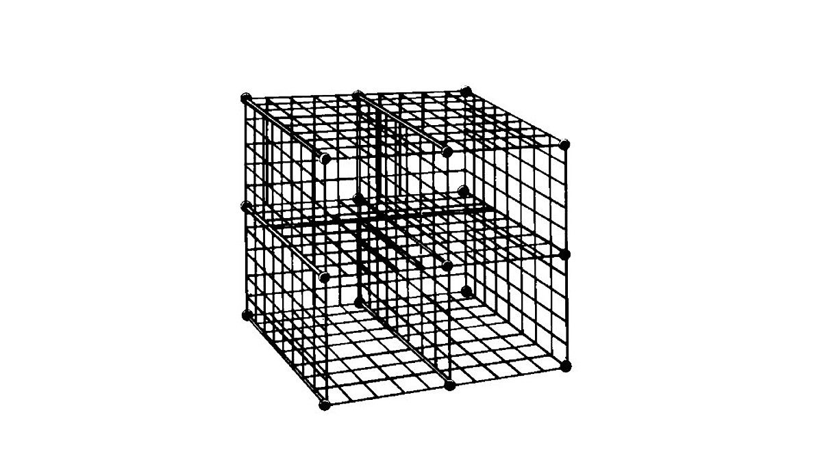 Deluxe Wire Grid Connectors for Modular Storage - Box of 100