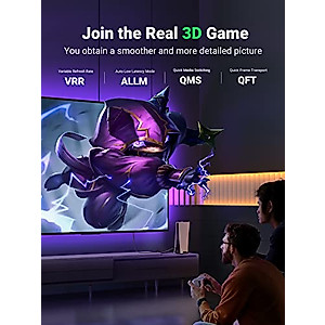 UGREEN HDMI Extender 8K HDMI Extension Cable 2.1 Ultra High Speed Cord 4K HDMI Male to Female Adapter Compatible with MacBook Pro 2021/PS5/Xbox Series X/Roku TV/UHD TV/Blu-ray, 1.5FT