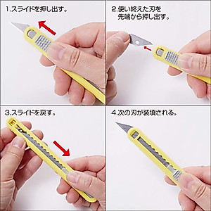 Nuty A553P Cutter Type and A Continuous Type 30° Blade Yellow