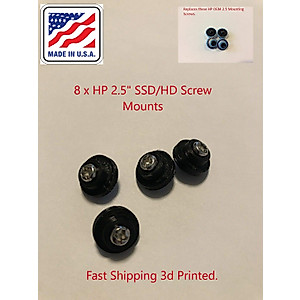 LN 8X 2.5 Hard Drive Mounting Screws for HP 6000 6005 Pro 8000 8100 8200 EliteDesk ProDesk DC7800 7900 G1 G2 USFF 3D Printed
