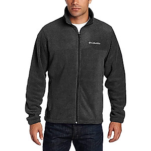 Columbia Men's Granite Mountain Fleece Jacket (Large, Charcoal Heather)