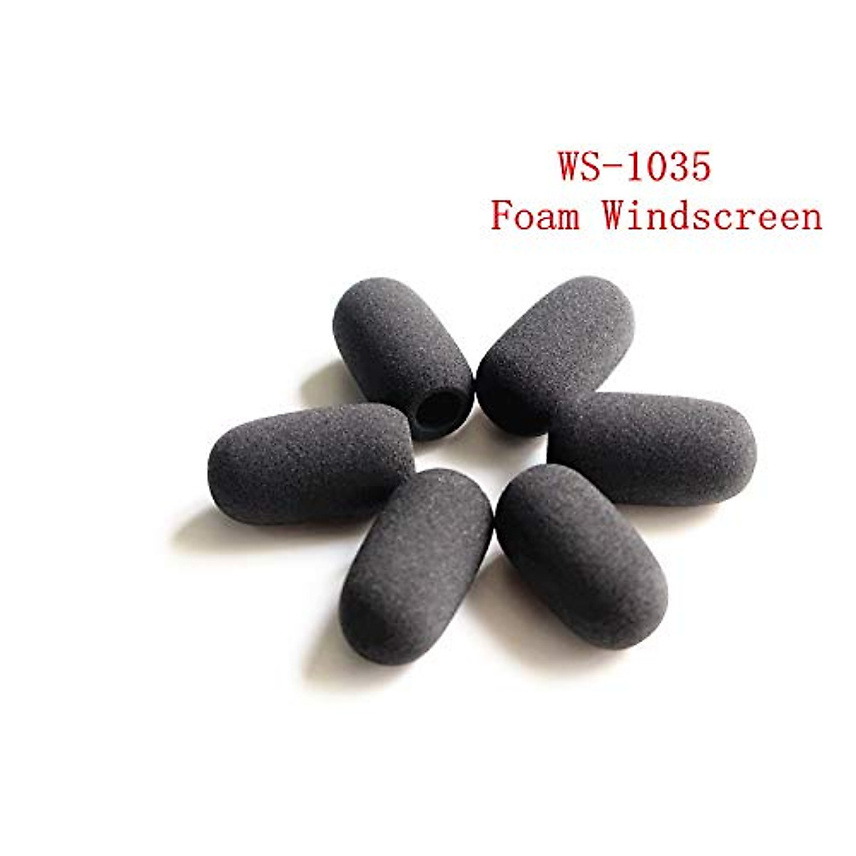 LINHUIPAD Microphone Covers Compatible with Lightspeed Aviation Pilot Headset Mic Windshield Foam Sponge Windscreen Pack of 10 x