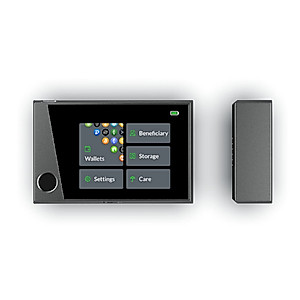 Keevo Model 1 Crypto Wallet (Cold Storage, Hardware Ledger) - Secure, Safe & Trusted Cryptocurrency Wallet & Ledger for Bitcoin (BTC), Ethereum (ETHER), NFT and Digital Assets