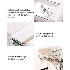 Homebasix Closet Pull-Out Retractable Ironing Board Stow Away in The Cabinet Easy to Install (Silver Grey)