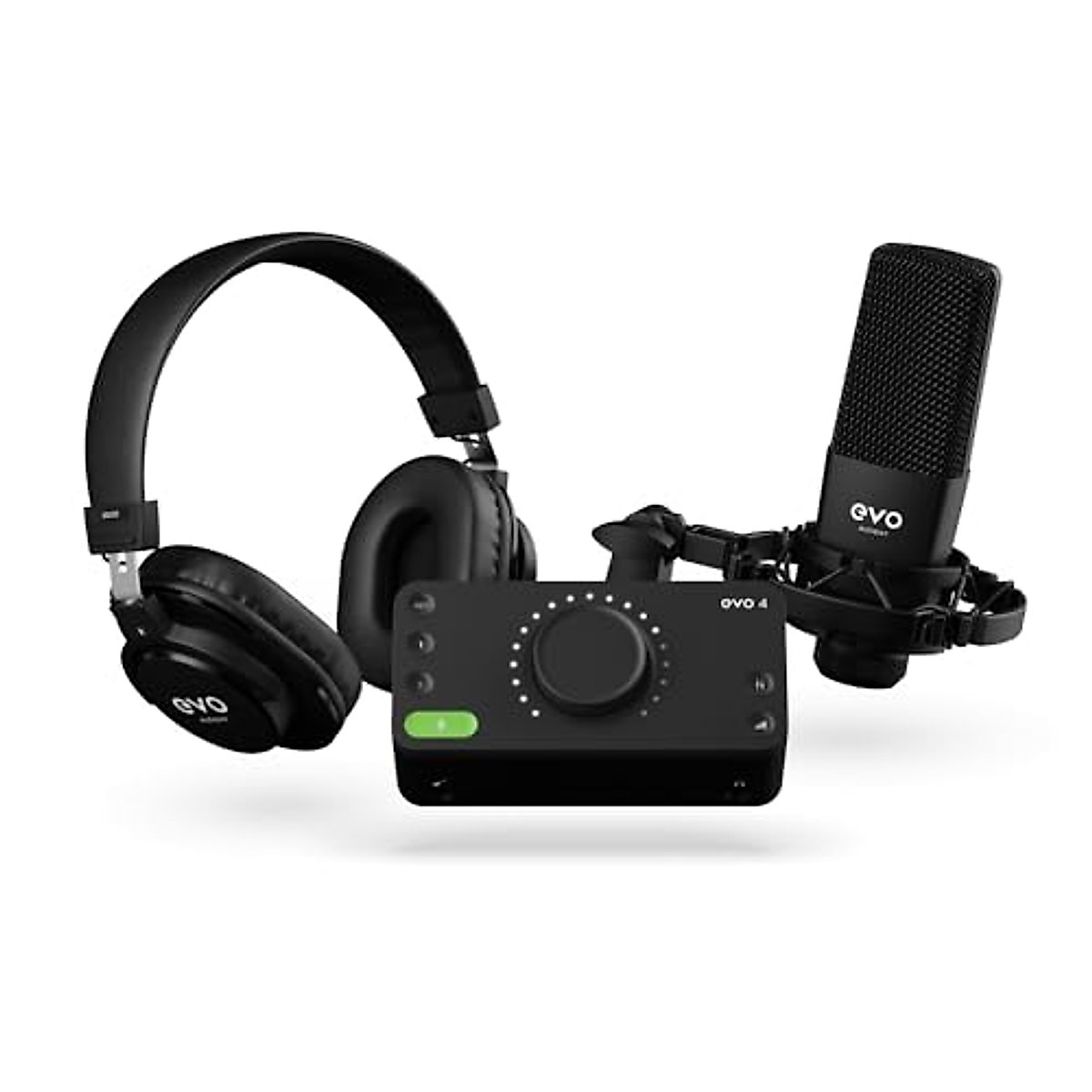 Audient EVO4SRB Start Recording Bundle - 2x2 USB/iOS Recording System