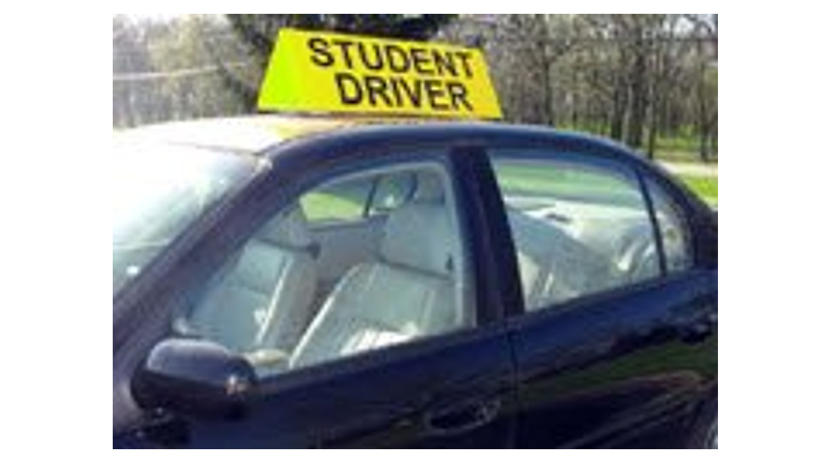 Student Driver Car Topper Sign - 30x10 Made in USA
