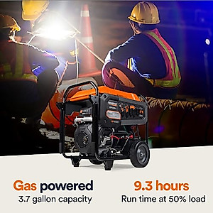 Generac 7706 GP18000EFI 18,000-Watt Gas-Powered Electric-Start Portable Generator with Cosense & EFI Engine, Transfer Switch Compatible