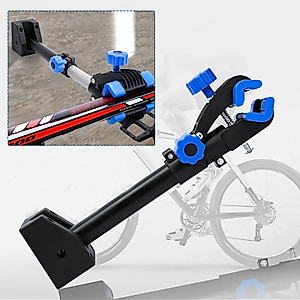 YIYIBYUS Bike Repair Stand, Foldable Wall Mount Bike Repair Stand Holder Storage Rack Bicycle Clamp Stand