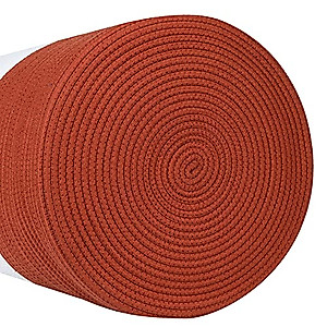 Midlee Rust & White Rope Toys Basket