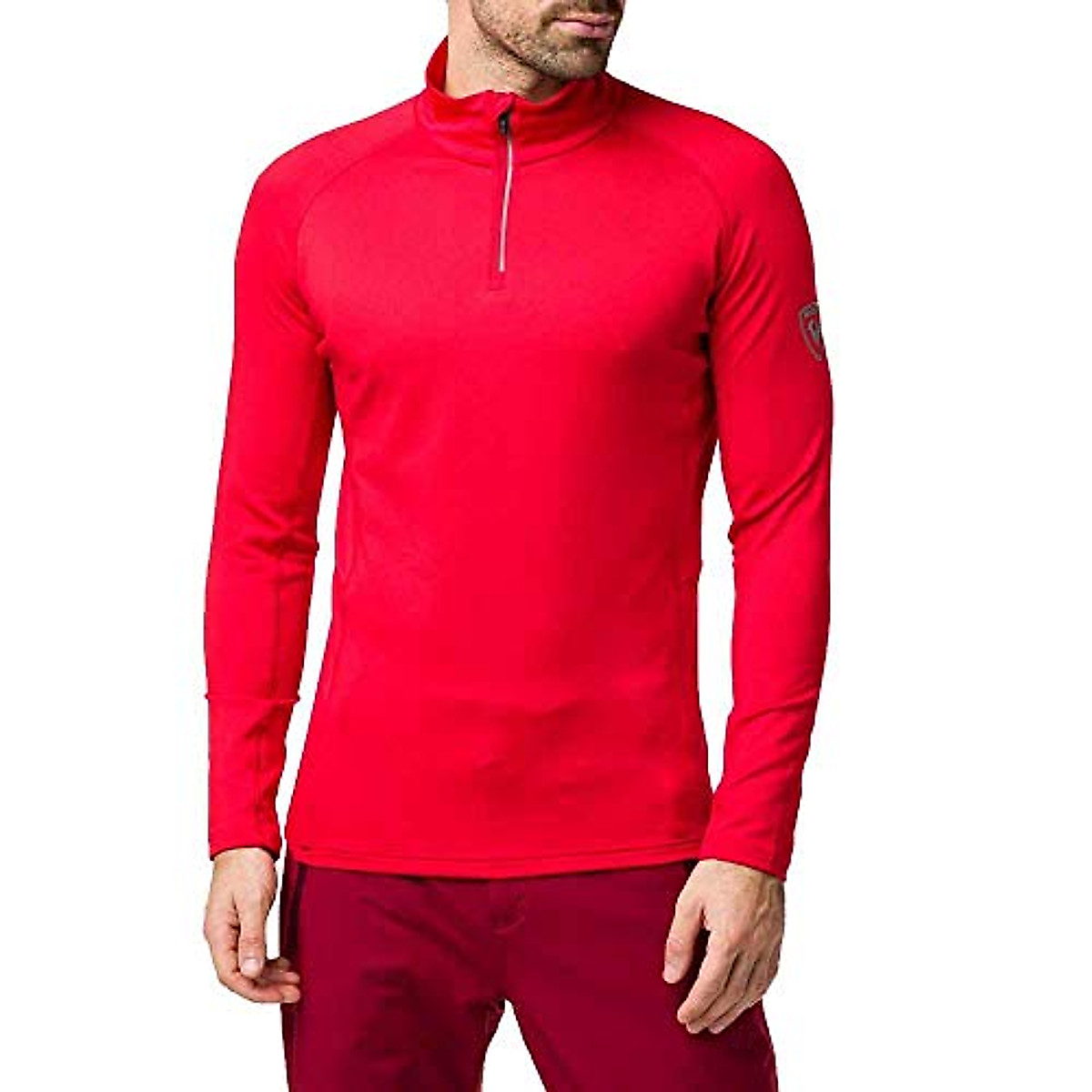 Rossignol Classique 1/2-Zip Mid-Layer Mens Red Medium