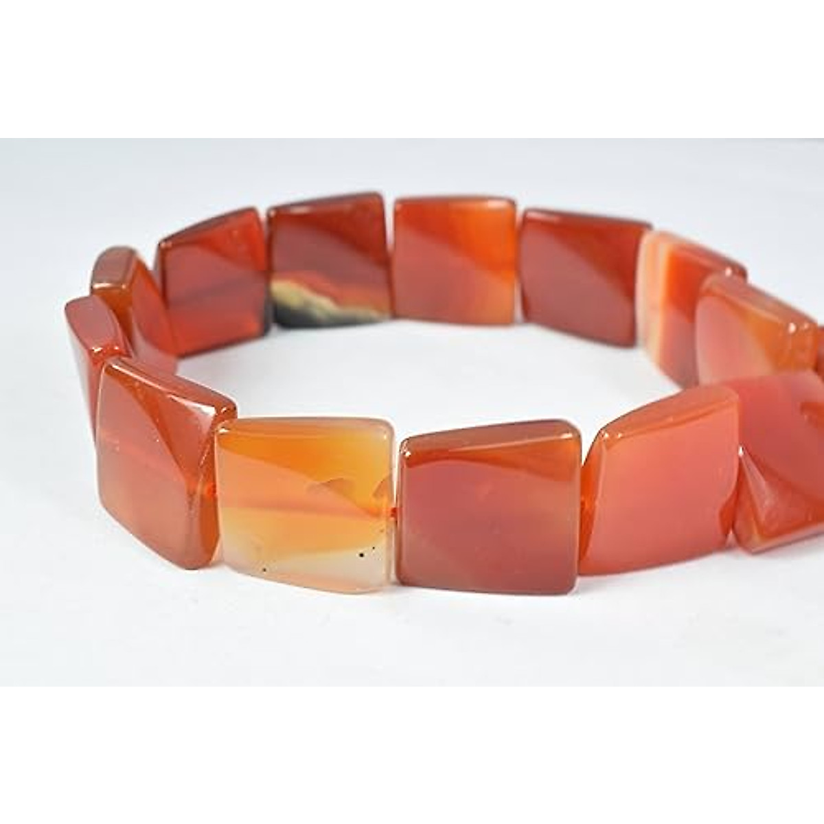 Carnelian Stone Square Beads Size 18x18mm Gemstone Beads Beads, Gemstones, Square Beads, Carnelian