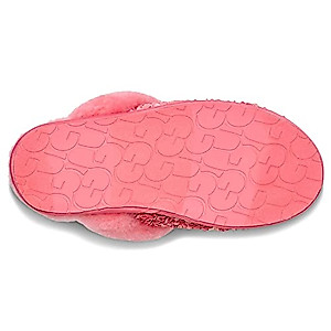 UGG Women's Scuffette II Chunky Sequin Slipper, Pink Jasmine, 5
