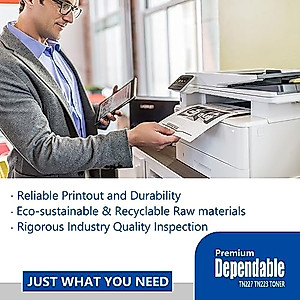 2 Pack TN227 Black Toner Cartridge TN-227 TANFENR Compatible TN-223 TN227BK Toner Cartridge Replacement for MFC-L3770CDW L3710CW L3750CDW L3730CDW HL-3210CW 3230CDW 3270CDW Printer