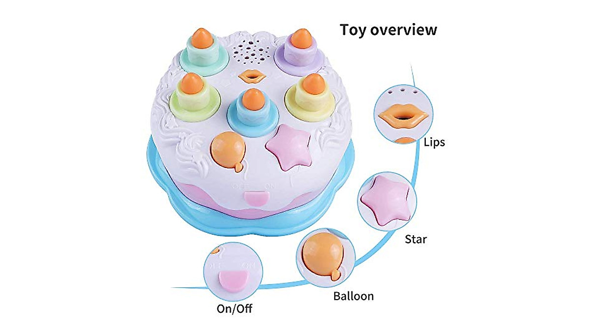 OKREVIEW First Birthday Cake Toy - Fun & Musical Gift