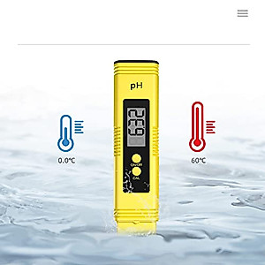 Yosoo Digital Ph Meter, High Accuracy Water Quality Tester Testing Range from 0.00 to 14.00 Ph for Household Drinking, Pool and Aquarium Using