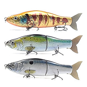16.5cm Glide Shad Swimbait Wobblers Big Game Lures Fishing Slide Baits Sinking Floating Fishing Tackle Lure (Color : CC19S-05 SINK)