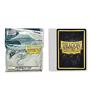 2 Packs Dragon Shield Inner Sleeve Sideloader Clear Standard Size 100 ct Card Sleeves Individual Pack
