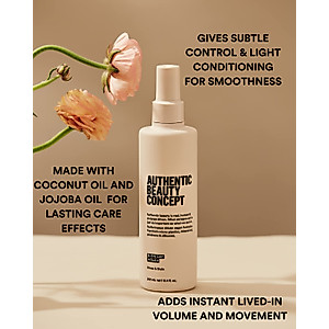 Authentic Beauty Concept Blow Dry Primer | Blow Dry Spray Heat Protection | Protects Hair from Blow Dry Damage | Thermal Protection | Vegan & Cruelty-free | Silicone-free | 8.4 fl. oz.