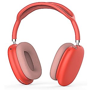 Youkei Compatible with Airpods Max Case Cover, Silicone Skin Cover Replacement Protective Earcup Protectors Pods Ear Cushions Compatible with Airpods Max (Red)