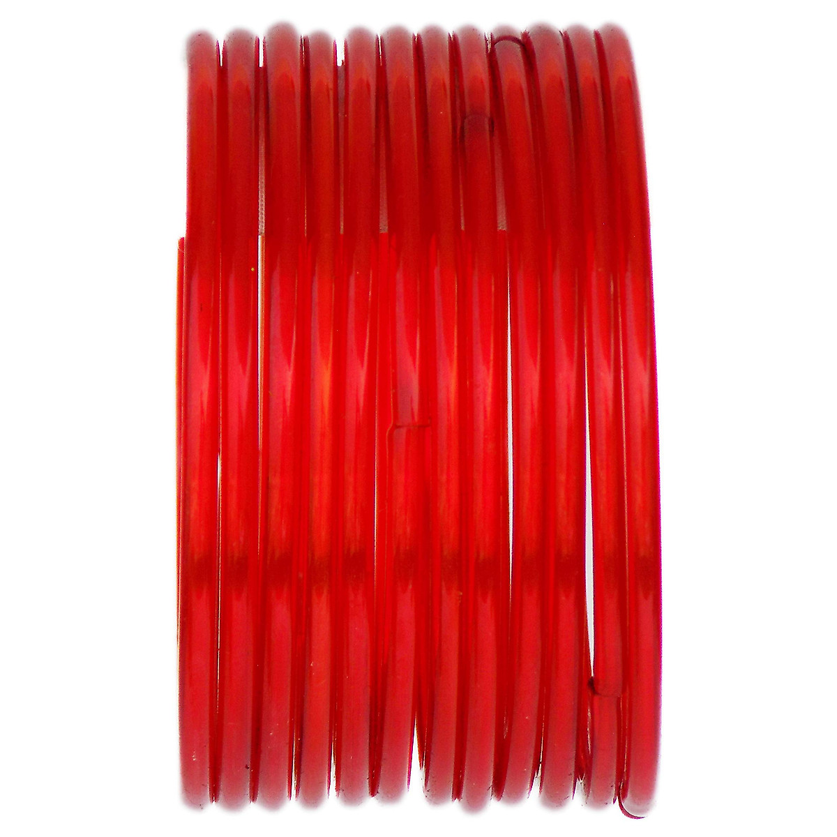 JD'Z Collection Indian Glass Bangle Set For Girls & Women Traditional Bollywood Fashion Jewelry Glass Bangles for Dailywear,Ethnic Wear Bangles Set of 12 (Red 2.6)