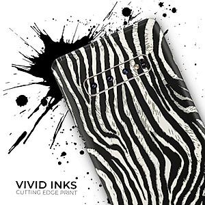 DesignSkinz Real Vector Zebra Print Protective Vinyl Decal Wrap Skin Cover Compatible with The Samsung Galaxy S20 (Screen Trim & Back Glass Skin)