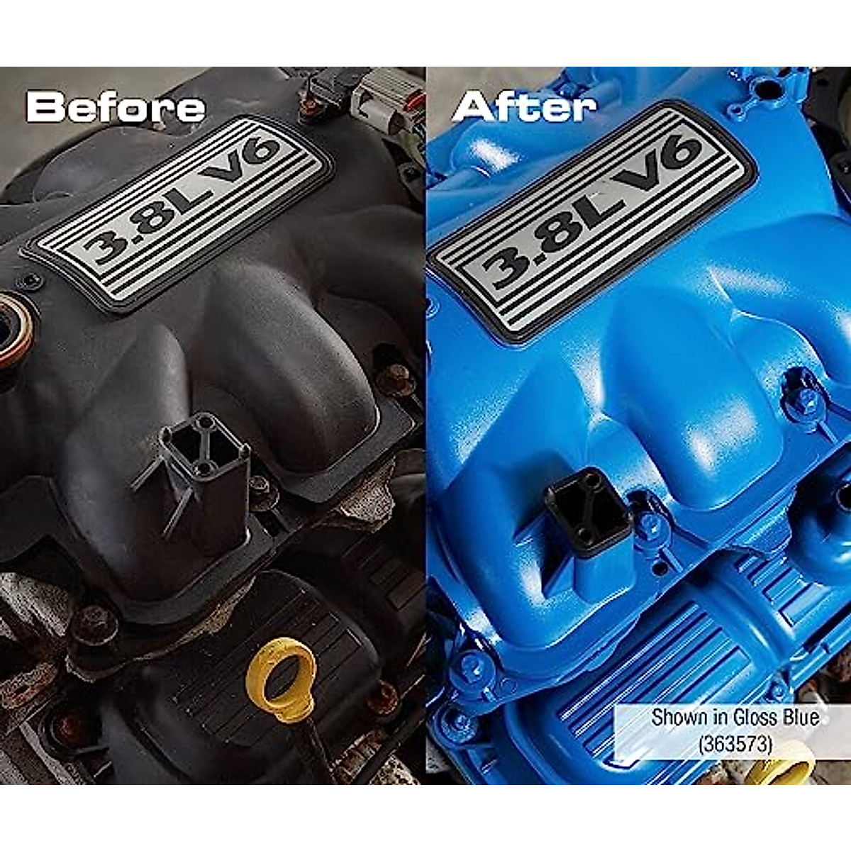 Rust-Oleum 366437 Engine Enamel Spray Paint, 11 oz, Cast Coat Iron