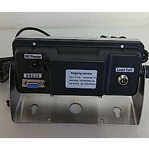 Scale Indicator LCD Readout with AC Adapter 110v-240v, Head for Load Cell,Units lb/kg/oz, New