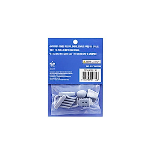 BSA Pinewood Derby Car Accessories Kit, Race Car - 6 Piece Racing Accessories for PWD Car Boy Scouts of America