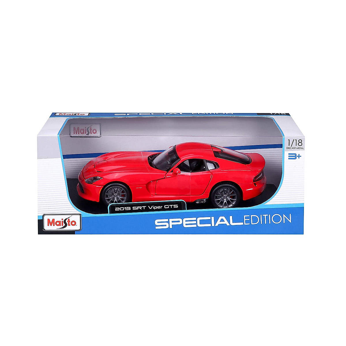 Maisto 1:18 Scale 2013 SRT Viper GTS Diecast Vehicle (Colors May Vary)