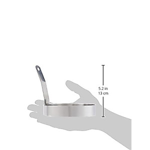 Thunder Group SLER0501R Egg Ring, 5" Diameter, Stainless Steel, Mirror Finish, Pack of 12