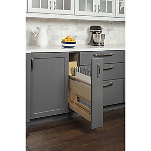 No Wiggle 5" Magnetic Knife Organizer Soft-close Pullout