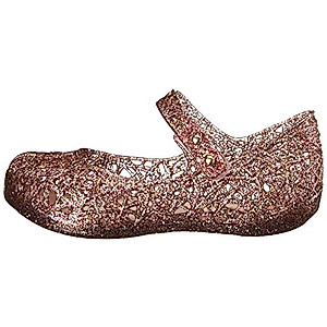 Mini Melissa Campana Zig Zag VI SP BB Mary Jane Shoe (Toddler), Mixed Pink Glitter, 5 M US Toddler