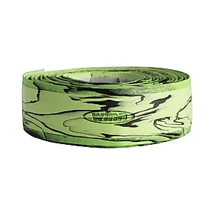 Winn Fishing 66" Rod Overwrap Tape, Slim - Chartreuse/black