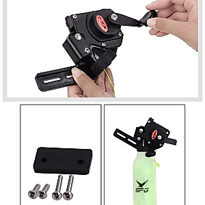 Bow Fishing Reel Archery Bowfishing Tool Accessories Spincast Reel with 40m Fishing Rope for Compound Bow Recurve Bow