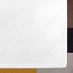 Mellow 12 Inch Lagom Hybrid Mattress Queen - Bamboo Charcoal Memory Foam and Pocket Springs, CertiPUR-US Certified Non Toxic Foams, Oeko-TEX Certified Eco Cover, Copper Infused Comfort Foam