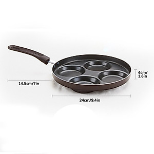 Nadalan Frying Pan Non - Stick Pan Pan Fried Egg Pot Pancake Divided Fried Eggs Pancakes etc 24CM