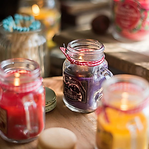 Kingrol 16 Pack 4 oz Mini Mason Jar Shot Glasses with Lids, Glass Favor Jars for Drink, Dessert, Candle, Craft