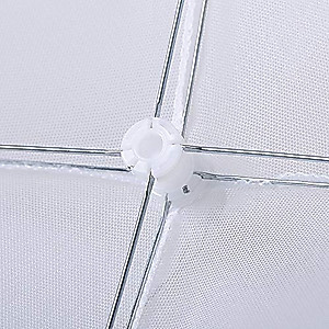 Camkey 6 Pack Dome Screen Mesh Food and Plant Covers，Reusable 17" Large Pop-Up Mesh Food Cover Tent, Collapsible Screens Canopy Food Cover Protector from Flies and Bugs for Outdoor and Home Use