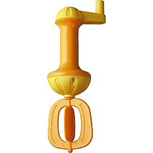 HABA Kids Bath Toys: Bubble Bath Whisk for Sensory Play, Toddler Bath Toys, Kids Pool Toys and Water Toys for Toddlers, Yellow