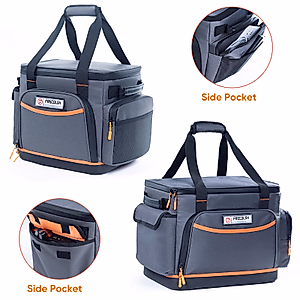 FRECOLSH Travel Carrying Case Compatible with Jackery Explorer 1500, Portable Power Station Storage Case with Water- proof Bottom and Pocket for Jackery Accessories Solar Generator, Storage Bag Only