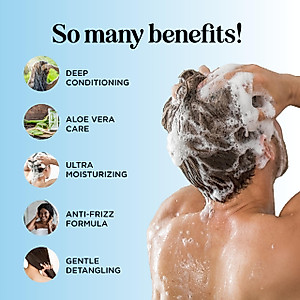 Ultra Moisturizing Deep Conditioner with Silk Amino Acids - Smoothing Frizz Control for Dry, Damaged, and Curly Hair Moisturizer