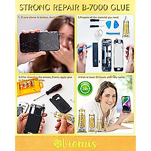 Flexible and Strong B7000 Glue - 15ml (2 Pack) - Multi-Purpose Adhesive for Crafts, Jewelry, and Repairs