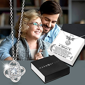 Harmony Gift Necklace Gift for Mom, Mother's day gift cards for Mom, Christmas, Birthday, gifts for Mom who has everything, what I love about Mom, mother's day jewelry