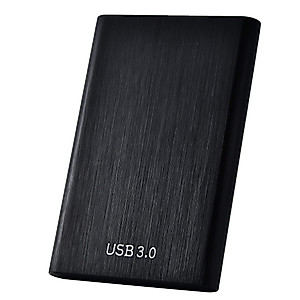 External HardDrive Portable HardDrive HighSpeedUSB 3.1 External HDD 1TB 2TB External HardDrive forMacPC,Laptop(2TBBlack)