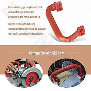 1619X01205 Worm Drive Saw Upper Top Handle Compatible with Skil Saw SHD77M MAG77-75