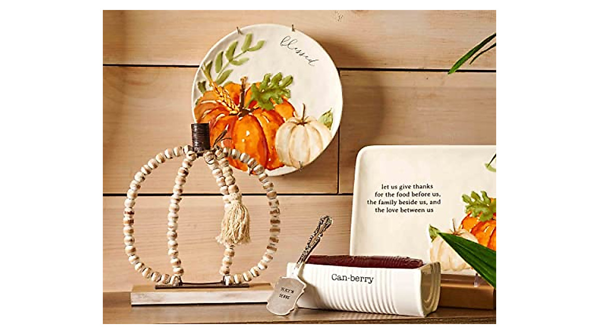 Mud Pie Can-Berry Ceramic Cranberry Dish & Spatula Set